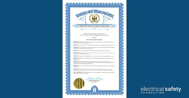 2024 National Electrical Safety Month Proclamations - Electrical Safety ...