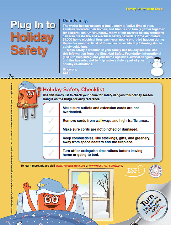 Plug In to Holiday Safety - A Holiday Fire and Electrical Safety ...