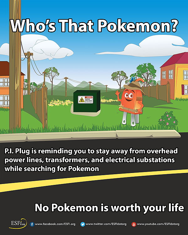 Keep safe while playing Pokemon Go: Don't get shocked catching Pokemon ...