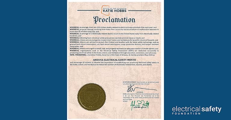 2024 National Electrical Safety Month Proclamations - Electrical Safety ...