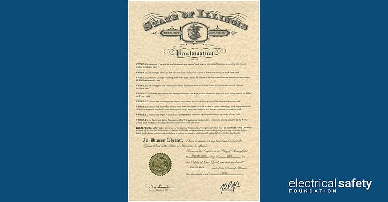 2024 National Electrical Safety Month Proclamations - Electrical Safety ...