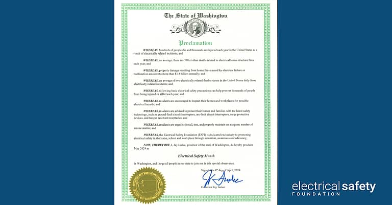 2024 National Electrical Safety Month Proclamations - Electrical Safety ...
