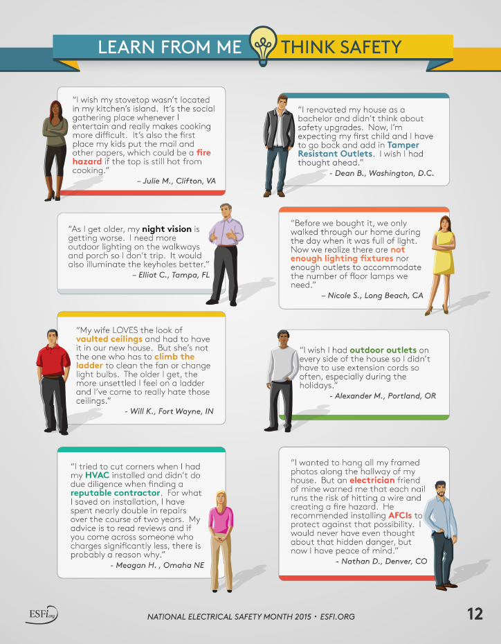 Learn From Me, Think Safety - Electrical Safety Foundation