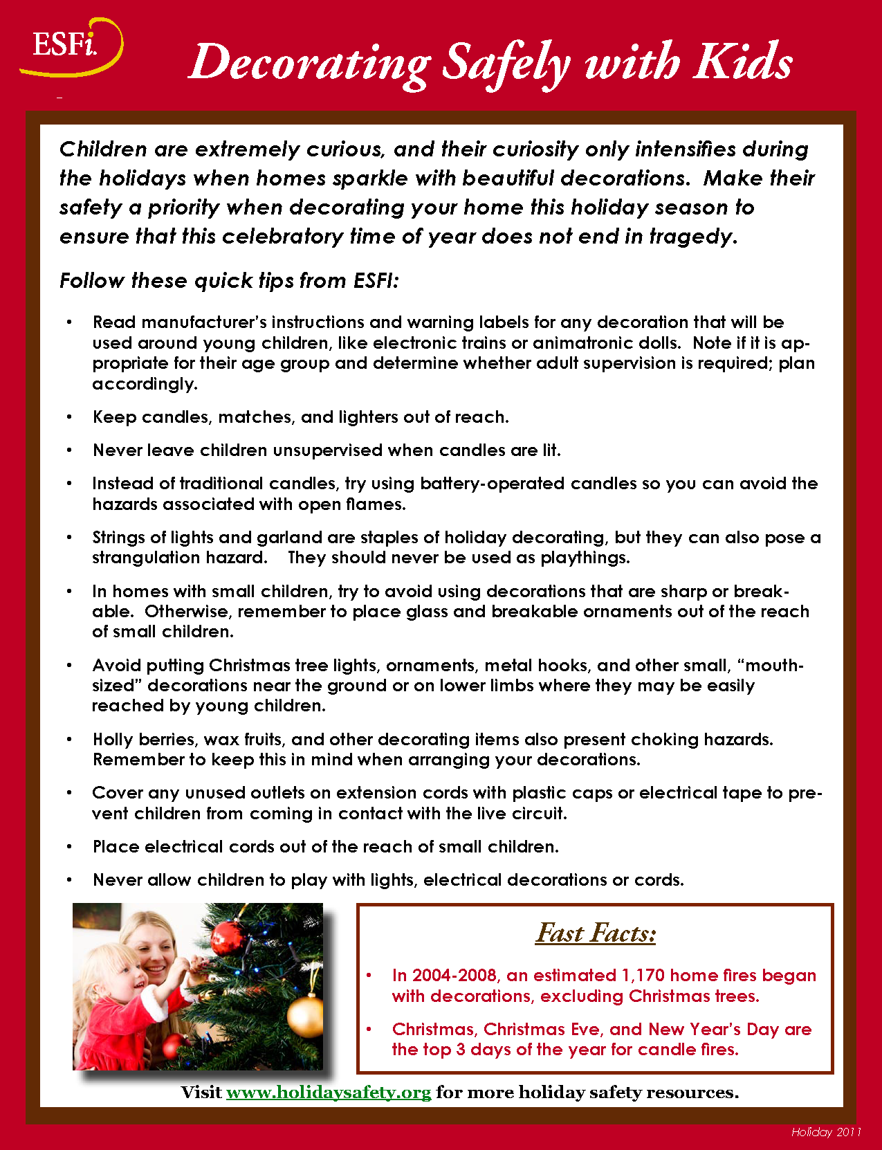 Decorating Safely with Kids - Electrical Safety Foundation International